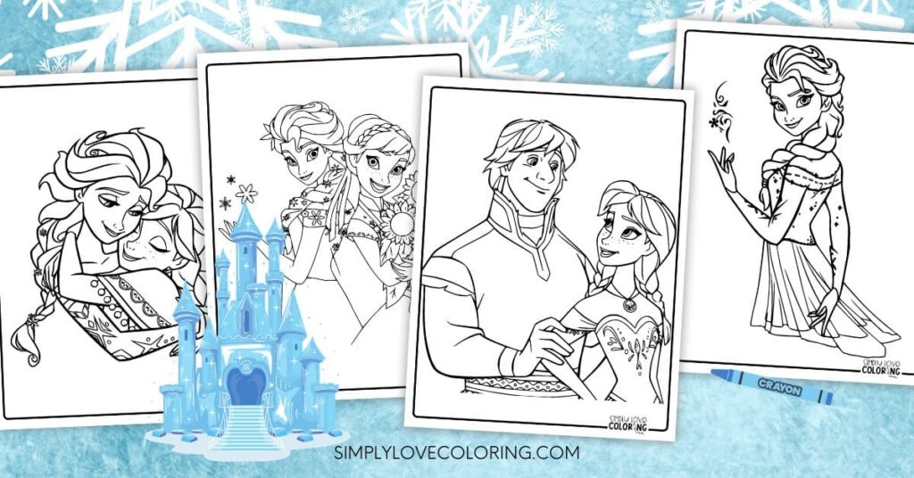 Frozen Colouring Pages Printable: An Enchanting World of Creativity and ...