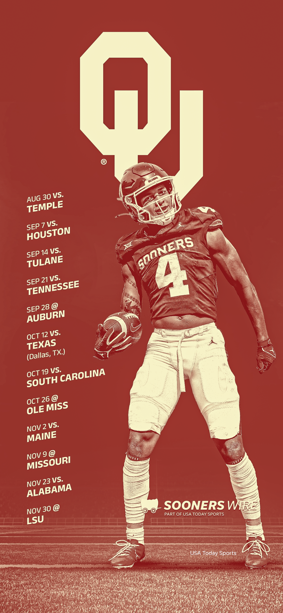 OU Football Schedule 2026: A Printable Guide to the Season ...