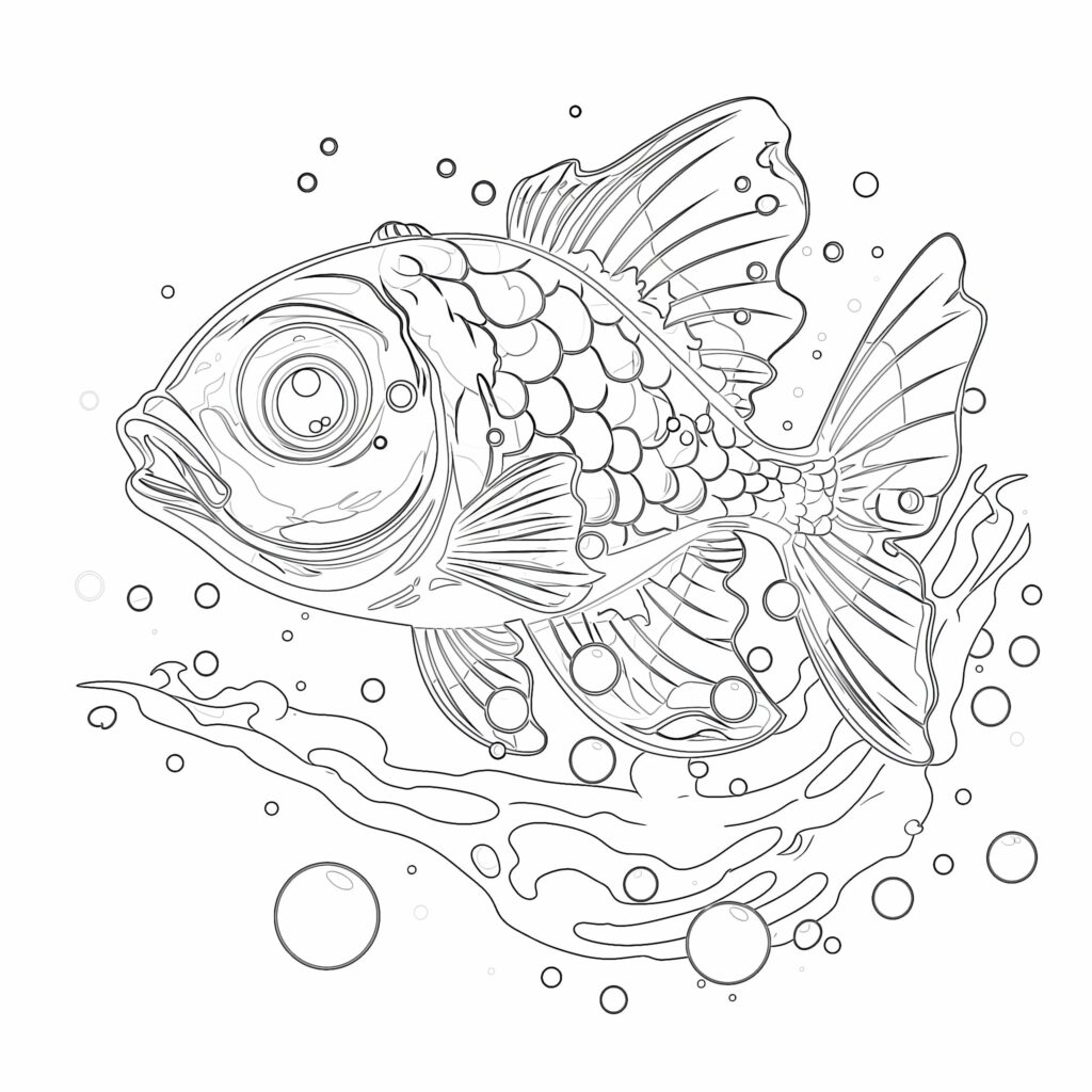 Printable Fish Coloring Pages: Dive into a World of Underwater ...