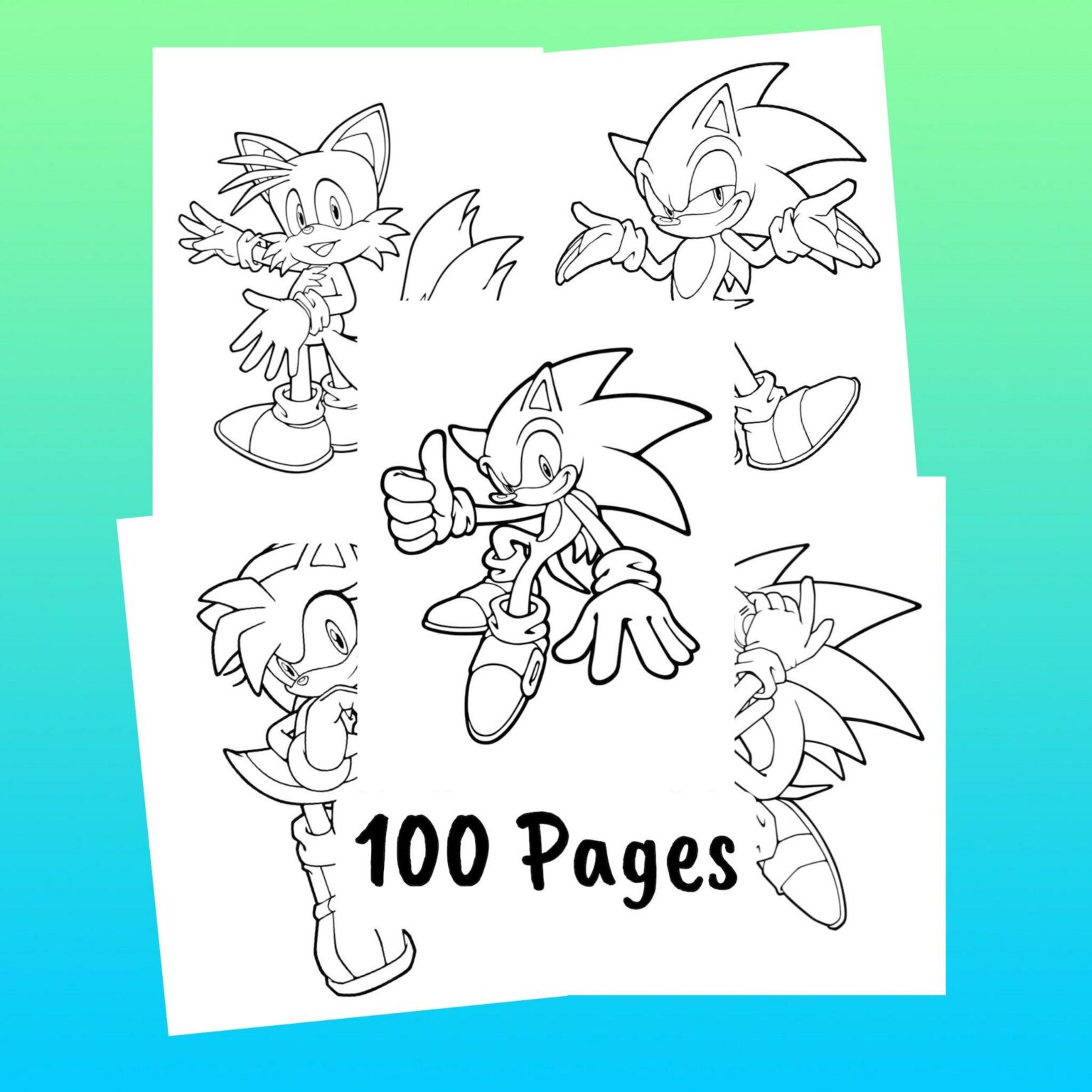 Printable Sonic The Hedgehog Coloring Pages: A Fun and Educational ...