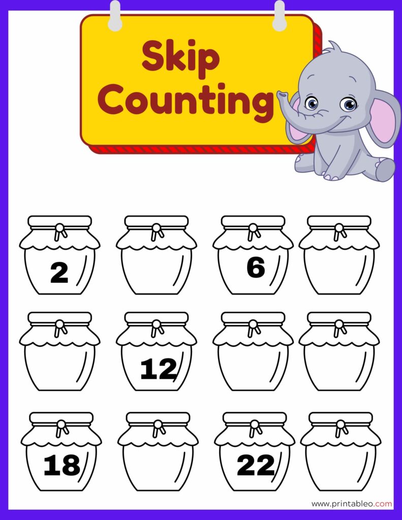 Free Printable Skip Counting Worksheets: Engaging and Educational ...