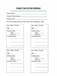 Free Printable Angel Tree Tags Template: Spread Joy with Beautiful Tags ...