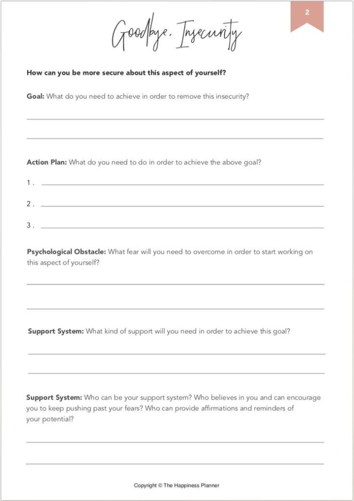 Free Printable Mental Health Worksheets For Adults: Improve Your Well ...